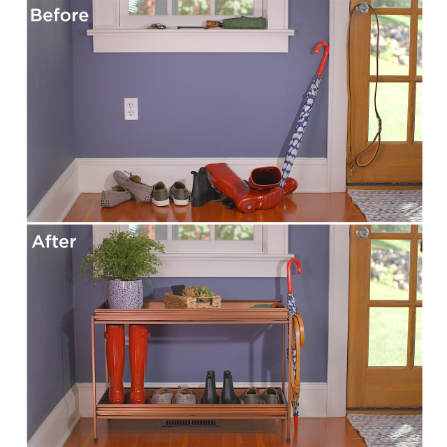 Double Boot Tray With Stand - Transitional - Shoe Storage - by Good ...