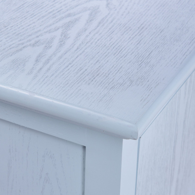 Riviera Three Door Sideboard Gold Accents- Washed White, Washed Blue ...