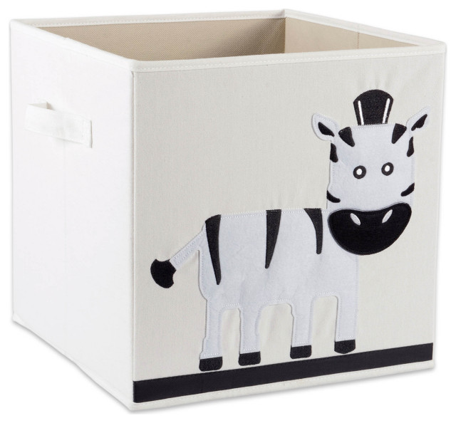 DII Zebra Storage Cube - Contemporary - Toy Organizers - by VirVentures ...