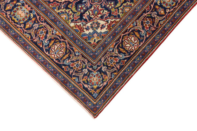 Persian Rug Keshan 8'0"x4'9" Hand Knotted, 8'0"x4'9" - Traditional ...