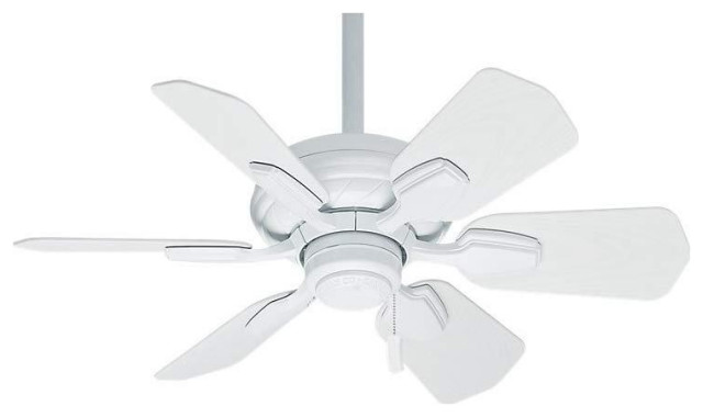 Casablanca Wailea 31" 6 Blade Outdoor Ceiling Fan Snow White ...