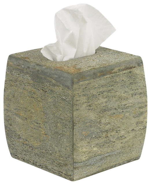 Cliffside Tissue Box, 5.5" L x5.5" W x6" H - Transitional - Tissue Box ...