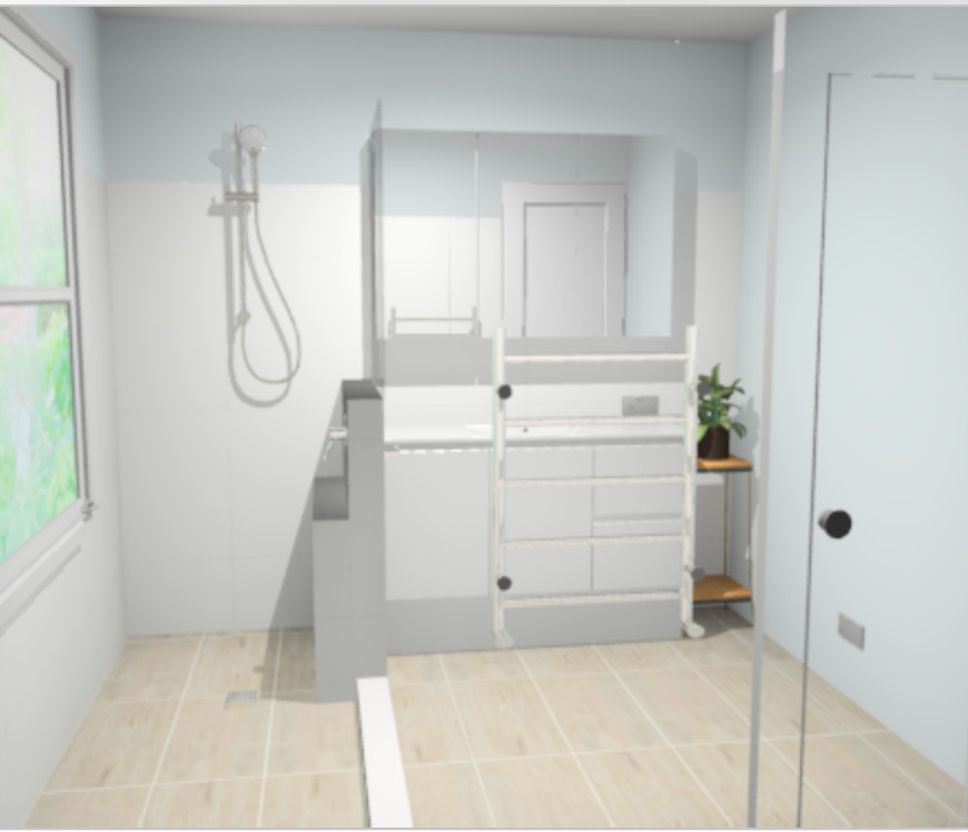 Hobless shower needs reflux valve | Houzz AU