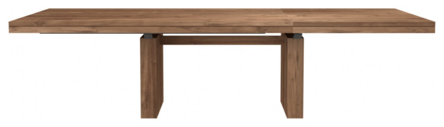 Scandinavian Extendable Dining Table | OROA Double - Contemporary ...