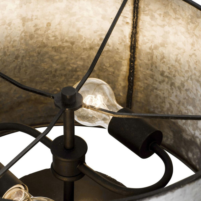 Cannery 2 Light Table Lamp, Ombre Galvanized - Industrial - Table Lamps ...