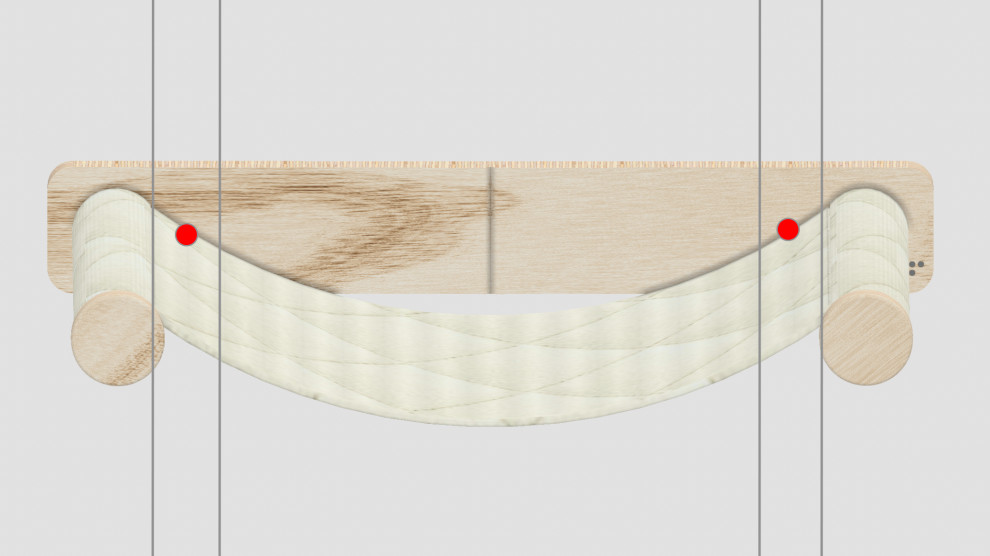 Screw thread engagement with stud