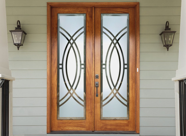 Interior Prehung Door or Interior Slab Door - Demi Circle - Primed - 28 ...