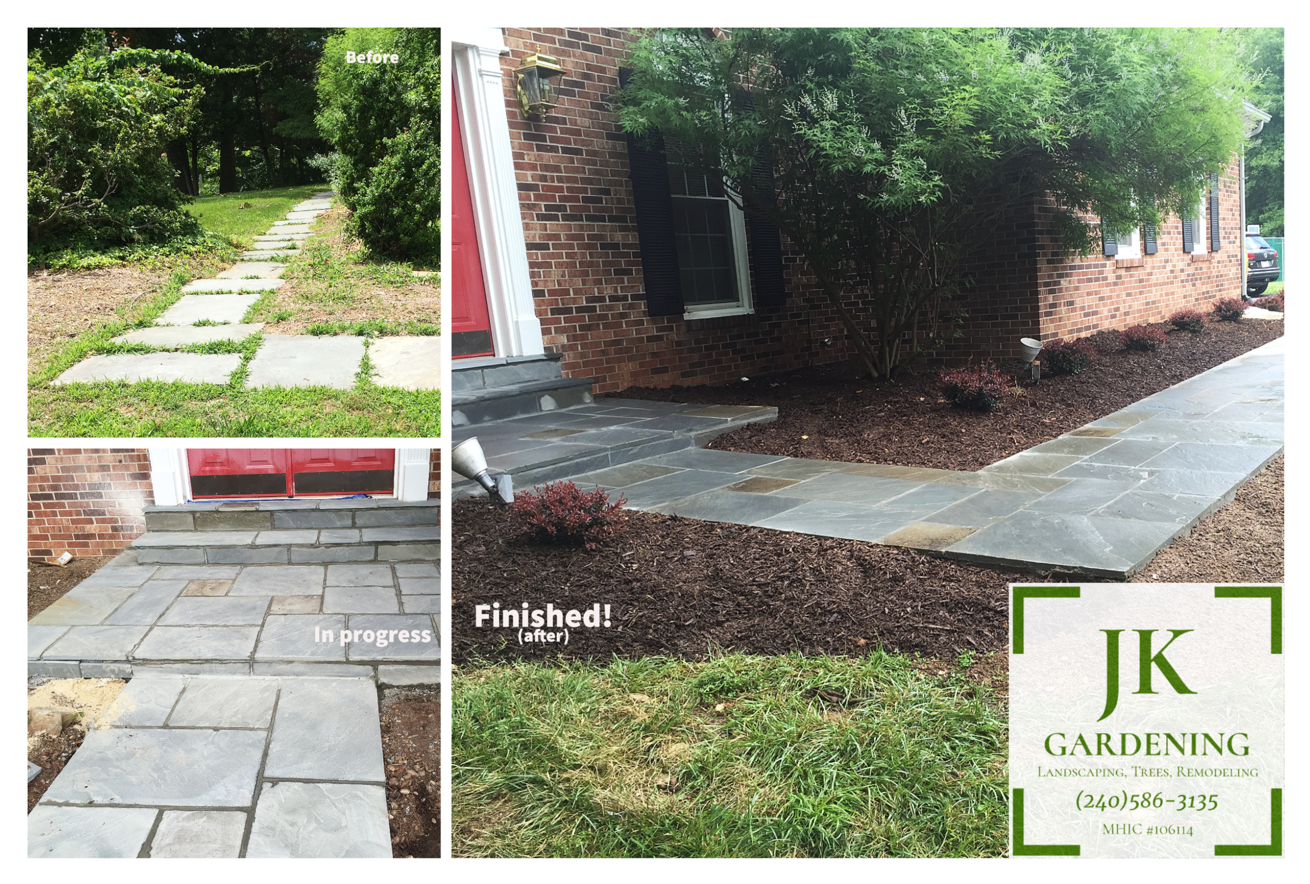 Bluestone Patio Walkway