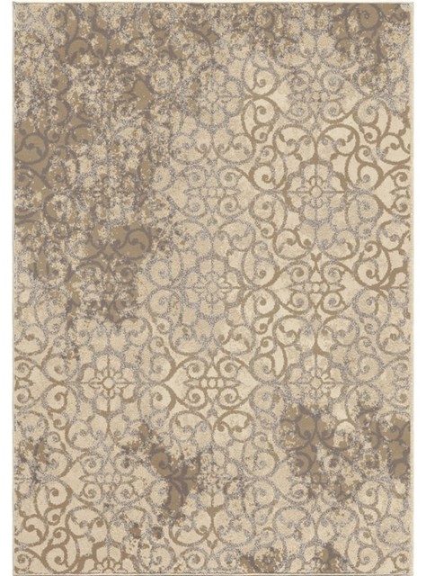 Orian Rugs, Soft Scroll Iron Valance, Multi, Area Rug, 5'3"x7'6", 4205 ...