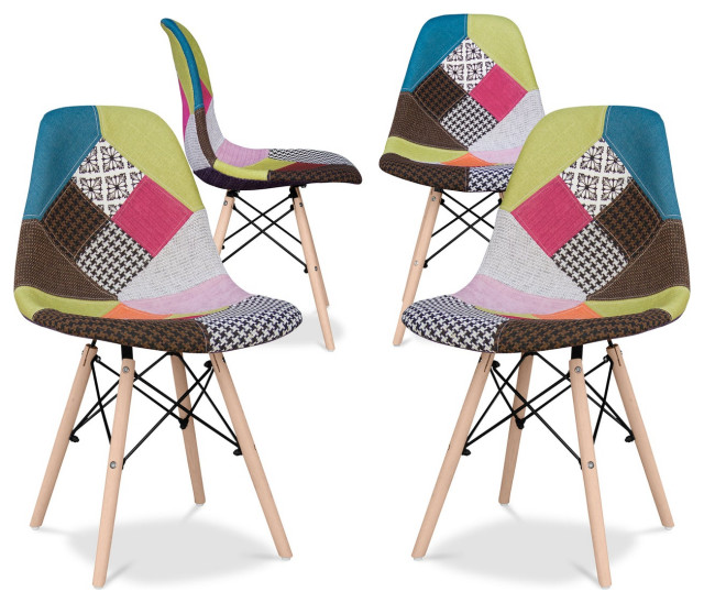 Pyramid Dining Chair, Multi, 4-Pack - Modern - Dining Chairs - by First ...