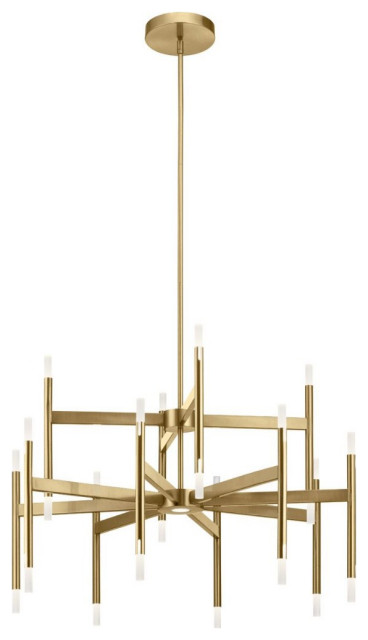 Elan Lighting 84178 Kizette - 32" 12 LED Chandelier - Contemporary ...