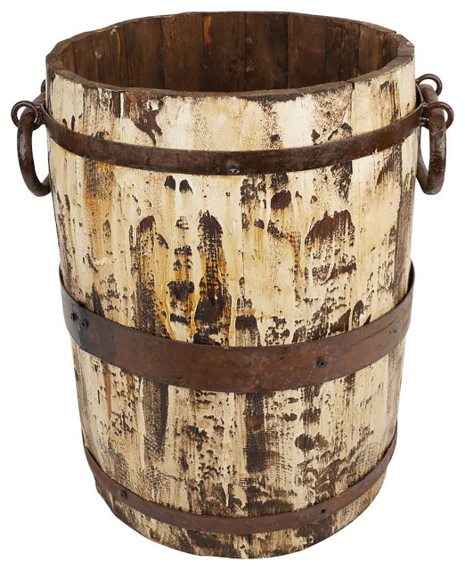 Rustic Farmhouse Trim Bucket-Vintage Inspired-Large-15 Inch - Rustic ...