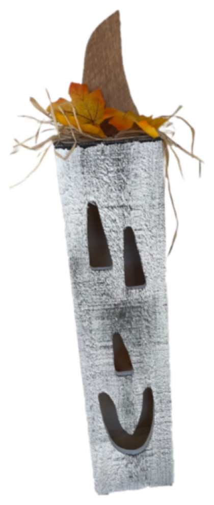 White Pumpkin Light Box - Farmhouse - Outdoor Holiday Decorations - by ...