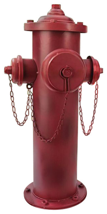 Large Metal Replica Fire Hydrant - Industrial - Garden Statues And Yard ...