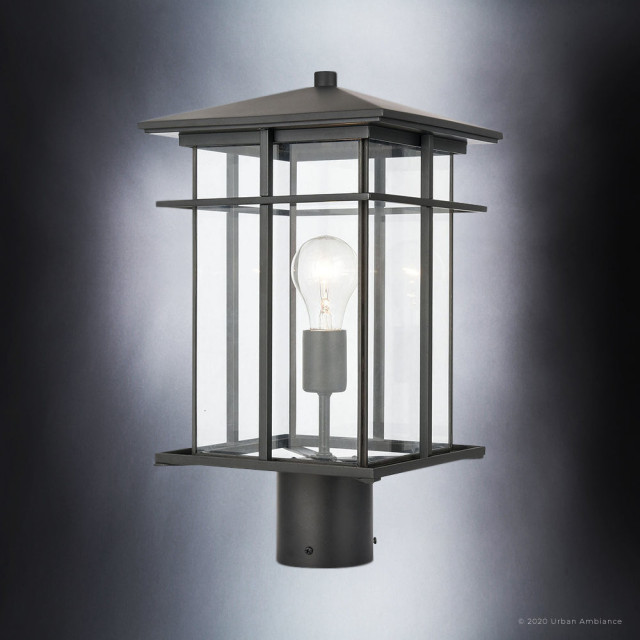 Luxury Craftsman Post Light, Matte Black, UEX1011 - Craftsman - Post ...
