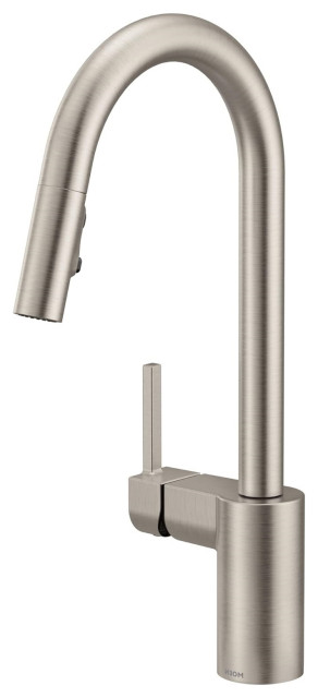 Modern Stainless Kitchen Faucet, Retractable Reflex Docking & Power ...