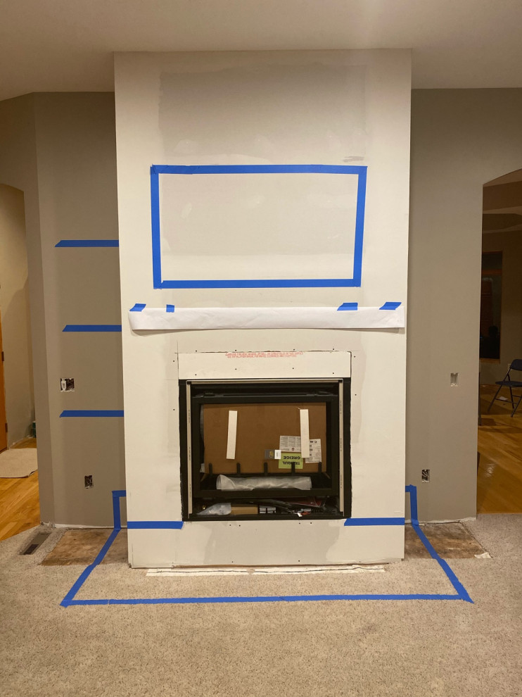 Raised Hearth Construction