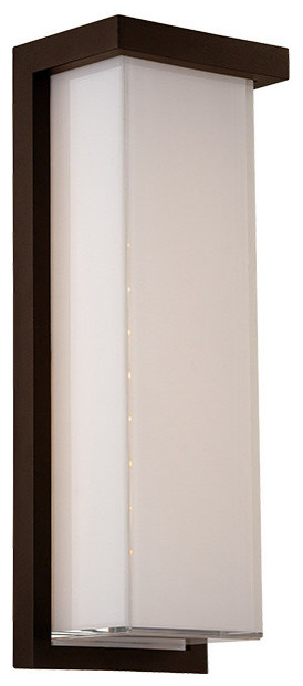 Ledge LED Outdoor Wall-Light, 14" - Transitional - Outdoor Wall Lights ...