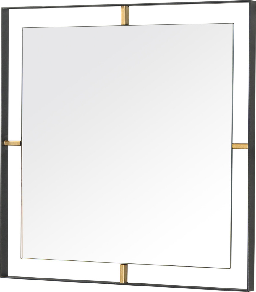 Framed Square Wall Mirror - Contemporary - Wall Mirrors - by HedgeApple ...