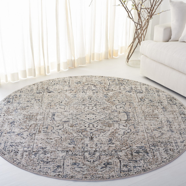 Lauren Ralph Lauren Collection Rosemount Rug, LRL1604, 6'7" Round ...