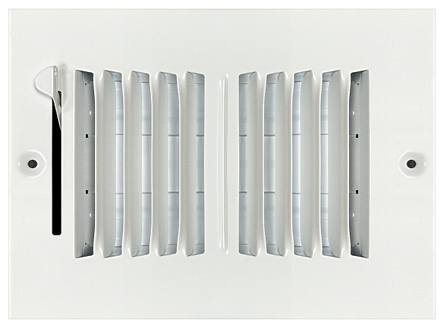 Sidewall Ceiling Register, 6"x4" - Contemporary - Registers Grilles And ...