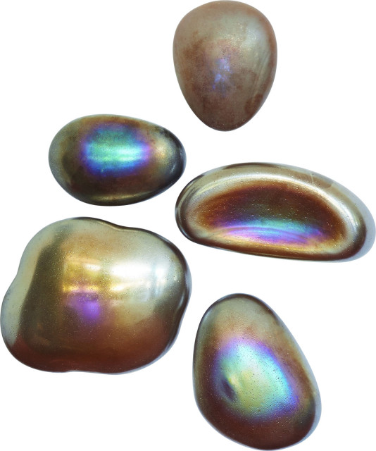 Glass Wall Gems - Contemporary - Wall Sculptures - by HedgeApple | Houzz