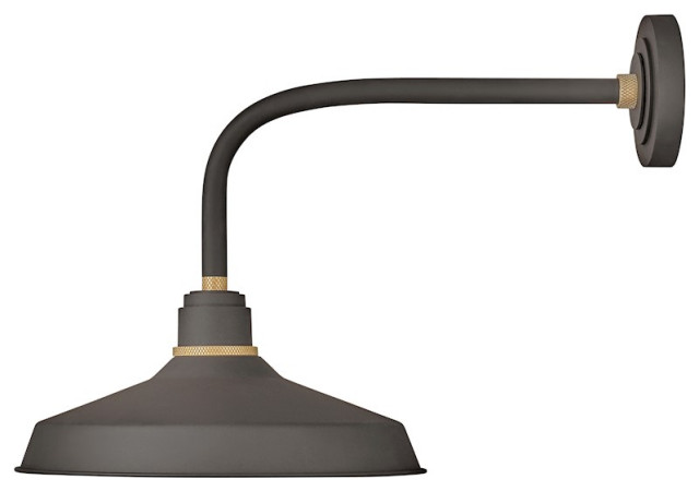 Hinkley Lighting 1 Light Foundry 25.75" Outdoor Wall, Museum Bronze ...