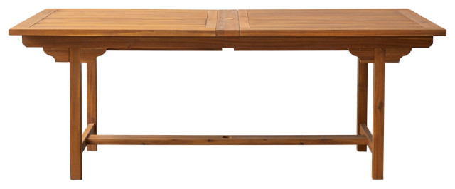 Acacia Rectangular Garden Table | Tikamoon Capri - Transitional ...