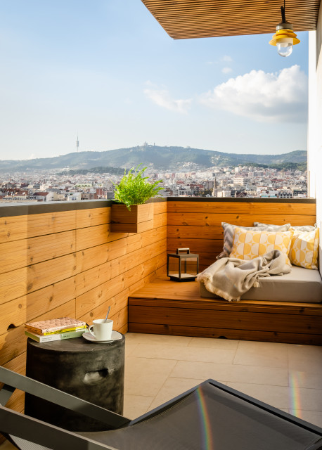 BALCÓN CON VISTAS - Contemporary - Deck - Barcelona - by Gema Rubert ...
