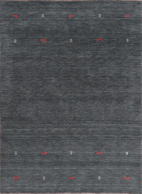 Contemporary Persian Design Gabbeh Rug Handmade Modern Oriental Bedroom ...