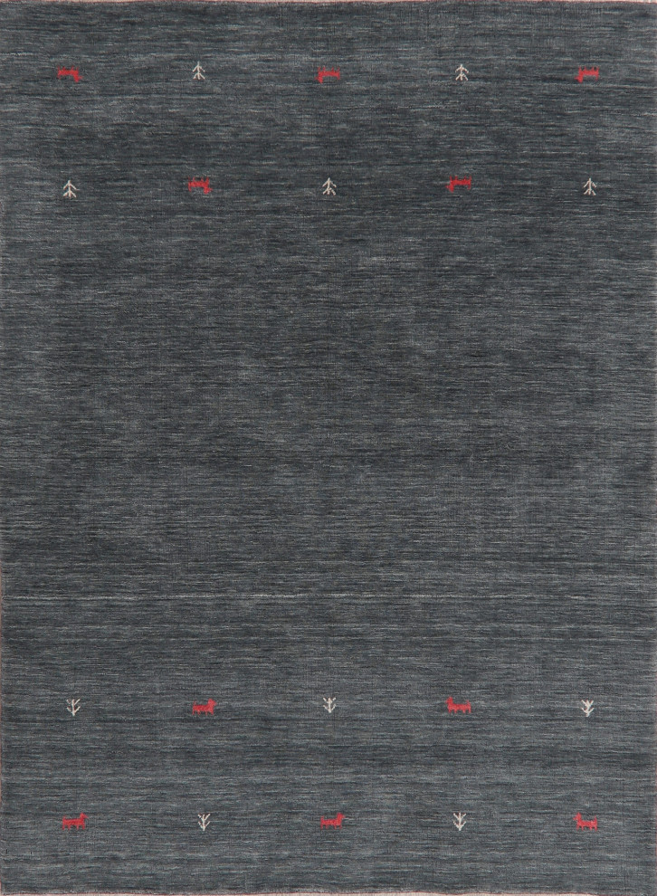 Contemporary Persian Design Gabbeh Rug Handmade Modern Oriental Bedroom ...