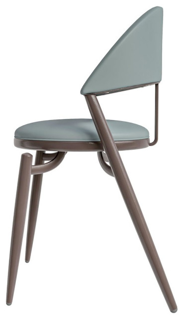 Venice Collection Modern Dining Chair In Light Grey - Modern - Dining ...
