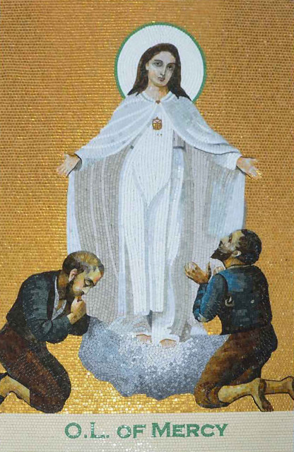 Mosaic Artwork - O.L of Good Mercy, 83" x 130" - Traditional - Tile ...