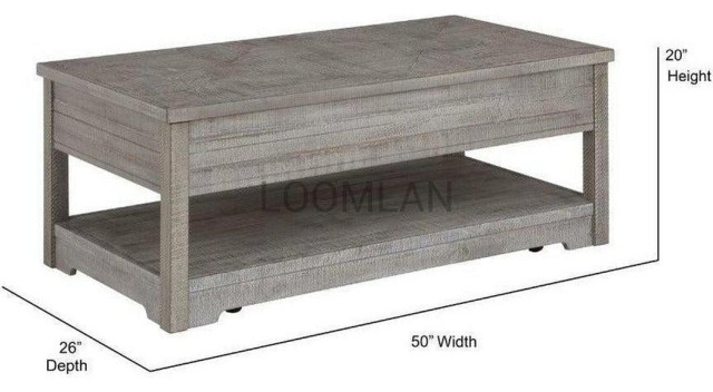 Studio 20 Lift top cocktail table w/casters - Farmhouse - Coffee Tables ...