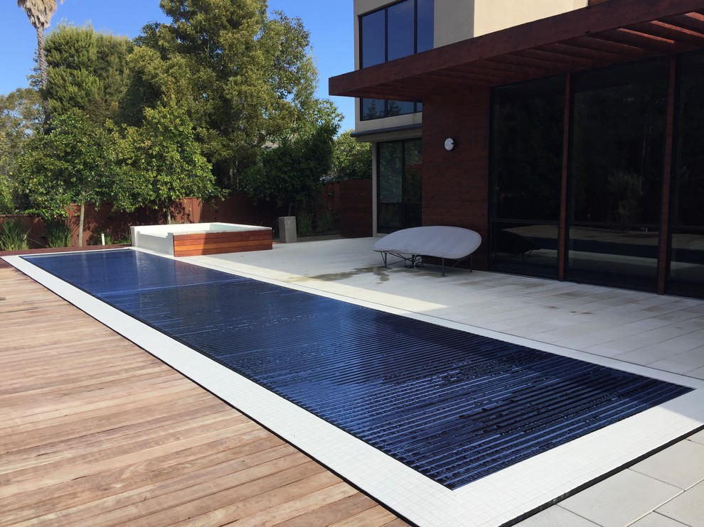 HydraLux: Slatted automatic swimming pool and spa covers - Contemporary - San Francisco - by ...