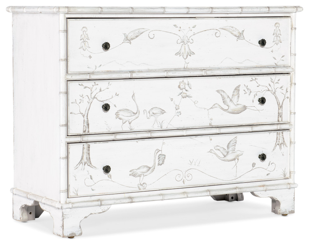 Charleston Three-Drawer Accent Chest - Asian - Accent Chests And ...