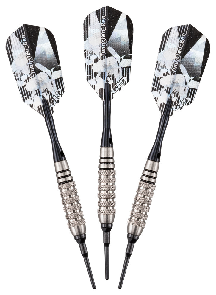 Tungsten Bee Soft Tip Darts, Knurled Barrel, 18 Grams - Contemporary ...