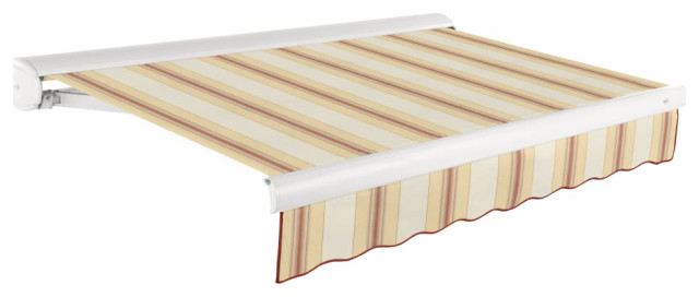 Awntech Full Cassette Right Motor Acrylic Fabric Retractable Awning, 20 ...