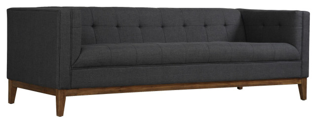 Gavin Gray Linen Sofa - Transitional - Sofas - by First of a Kind USA ...