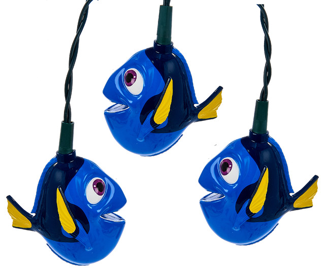 UL 10-Light Finding Dory Light Set - Beach Style - Holiday Lighting ...
