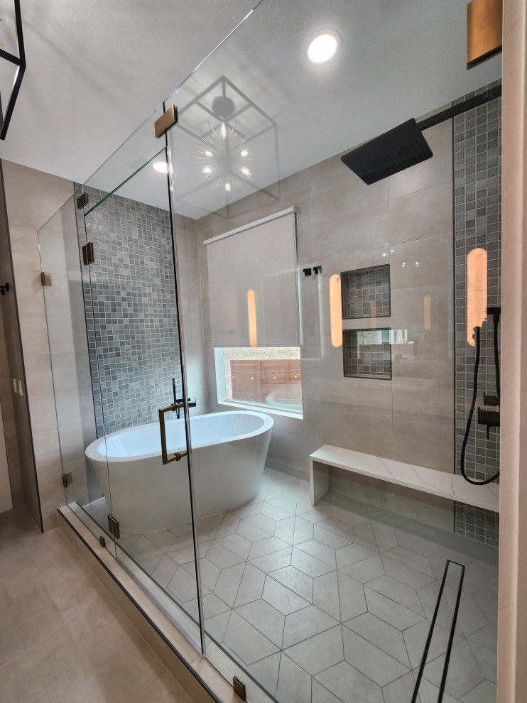 Modern Home Remodel with frameless glossy cabinets and cambria quartz ...