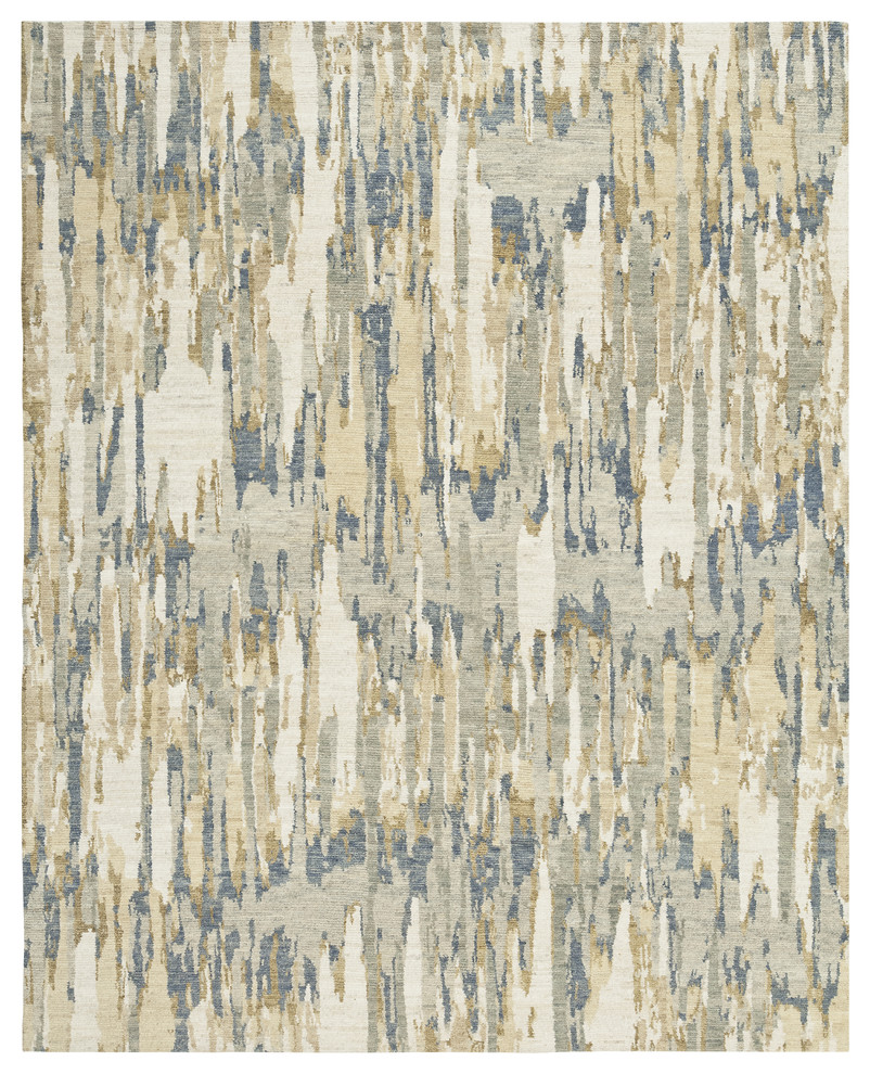 Blue Jazz Nepalese Rug, 2.9x10 - Contemporary - Hall And Stair Runners ...