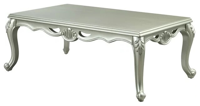 Classic Champagne Coffee Table, Leaf Carved Cabriole Legs and ...