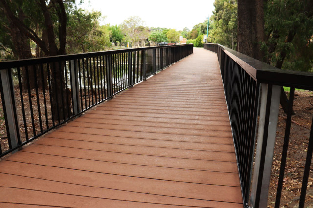 Studmaster Park Bridges | PermaTimber® 225 Decking - Rustic - Garden ...