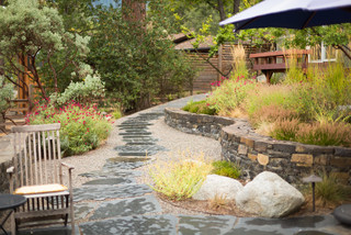 Meandering Flagstone Pathway - Modern - Landscape - Other - by ...