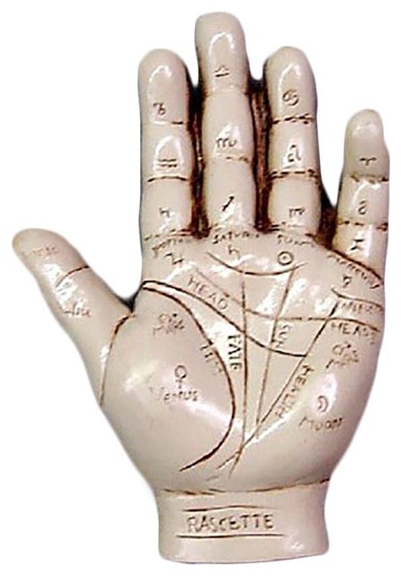 Palmistry Hand, Gargoyles Oddities - Traditional - Garden Statues And ...