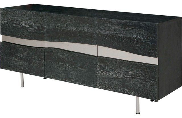 Sorrento Live Edge 3-Door Buffet - Contemporary - Buffets And ...