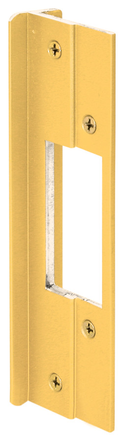 Gold Anodized Latch Bolt Guard Plate - Traditional - Door Hardware - by ...