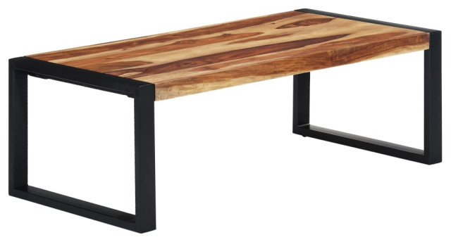 vidaXL Coffee Table Sofa End Table Side Table Solid Wood Sheesham 43.3 ...