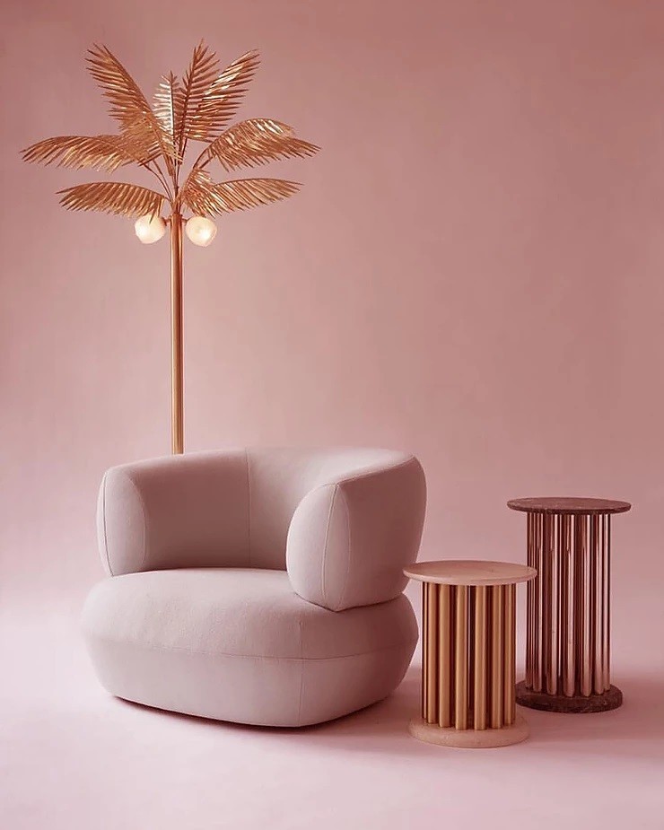 Pink color in the interior: designers tips - Chicago - by SULAIMAN ...